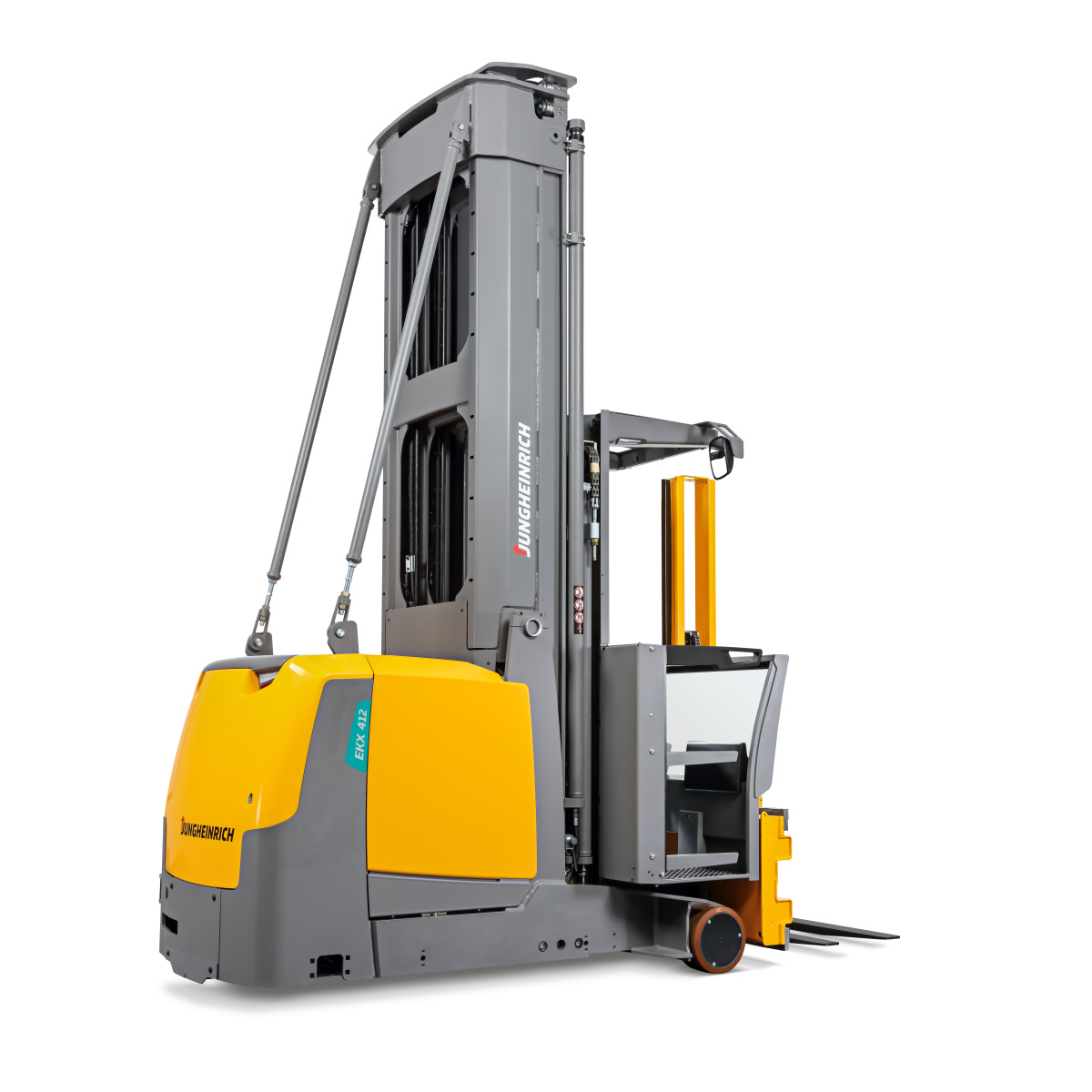 Jungheinrich EKX 412, Stivuitor electric trilateral 1,0-1,6 t ...